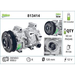 Valeo Kompressor, Klimaanlage NEW ORIGINAL PART 813414 12V f&uuml;r TOYOTA 883101A660 8831002450 8831002370