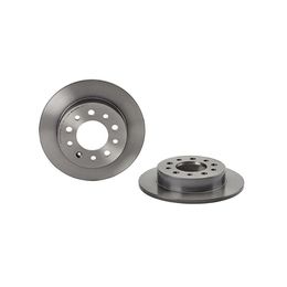Brembo Bremsscheibe COATED DISC LINE 08.B027.11 hinten rechts links voll 258mm f&uuml;r HYUNDAI 584112C000