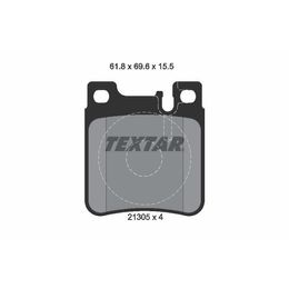 TEXTAR Bremsbelagsatz, Scheibenbremse 2130501 hinten rechts links f&uuml;r MERCEDES-BENZ CHRYSLER 004420932041 A004420932041 0024201820
