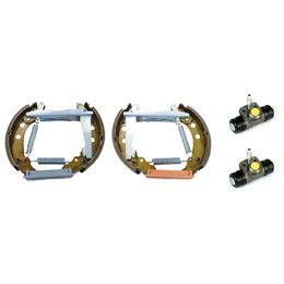 Brembo Bremsbackensatz KIT & FIT K 85 013 hinten rechts links vormontiert f&uuml;r AUDI VW SEAT