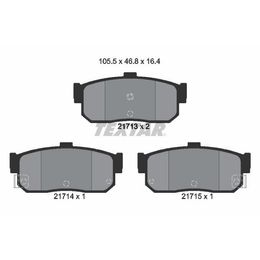 TEXTAR Bremsbelagsatz, Scheibenbremse 2171301 hinten rechts links f&uuml;r NISSAN D40605M490