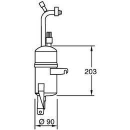 Mahle Trockner, Klimaanlage BEHR HELLA SERVICE *** PREMIUM LINE AD 283 000P f&uuml;r FORD 1094660 97KW19E647AE 1123296