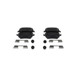 Bosch Bremsbelagsatz, Scheibenbremse 0 986 494 649 hinten rechts links mit Feder f&uuml;r SKODA VW SEAT AUDI 1K0698451B 1K0698451K 1K0698451H