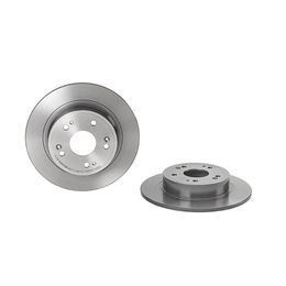 Brembo Bremsscheibe COATED DISC LINE 08.B271.11 hinten rechts links voll 282mm f&uuml;r ACURA (GAC) HONDA PROTON (DONGFENG) 42510SFY000 42510TC0T00 42510TP