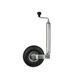 LAS AUTO UND CAMPINGZUBEH&ouml;R LAS Auto und Campingzubeh&ouml;r St&uuml;tzrad mit Kurbel 48mm Luftrad 260x85mm 10616