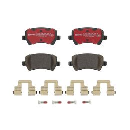 Brembo Bremsbelagsatz, Scheibenbremse P 24 078X hinten rechts links mit Zubeh&ouml;r f&uuml;r LAND ROVER VOLVO (CHANGAN) FORD 1752093 1503969 ME6G9J2M008FA