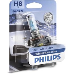 Philips H8 WhiteVision ultra (1 Stk.) 12360WVUB1 Gl&uuml;hlampe, Fernscheinwerfer,Gl&uuml;hlampe, Hauptscheinwerfer,Gl&uuml;hlampe, Park-/Positionsleuchte,Gl&uuml;hlampe,