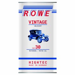 ROWE HIGHTEC VINTAGE SAE 30 UNLEGIERT 5l 20038-0050-99 Motor&ouml;l