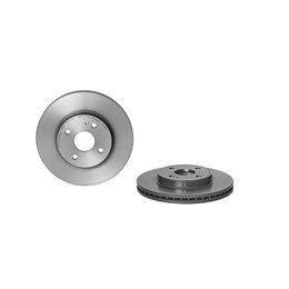 Brembo Bremsscheibe COATED DISC LINE 09.A968.11 vorne rechts links bel&uuml;ftet 258mm f&uuml;r FORD USA MAZDA (CHANGAN) ASIA & OCEANIA DK4133251 DF7133251 DF71