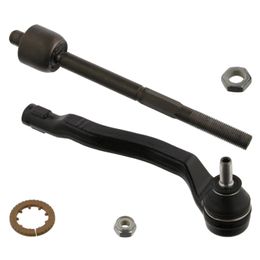 febi bilstein Spurstange ProKit 39864 vorne rechts mit Sicherungsmutter f&uuml;r RENAULT MERCEDES-BENZ 4154600105S1 A4154600105S1 7701478408S1
