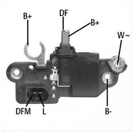 ASTEMO-HITACHI Generatorregler 130570 14,5V f&uuml;r RENAULT VW FIAT AUDI IVECO MERCEDES-BENZ PORSCHE 0001543705 A0121542702 0121542702