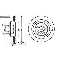 ATE Bremsscheibe 24.0118-0725.1 hinten rechts links bel&uuml;ftet 290mm f&uuml;r SUBARU 26700AE030 26700AE081 26700AE070