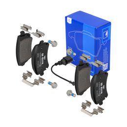 ATE Bremsbelagsatz, Scheibenbremse 13.0460-2882.2 hinten rechts links mit Zubeh&ouml;r f&uuml;r VAG JZW698451L 7H0698451D 7H0698451E
