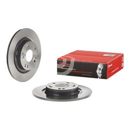 Brembo Bremsscheibe 08.D718.11 hinten rechts links voll 282mm f&uuml;r HONDA 42510TYFE00 42510TGNG00