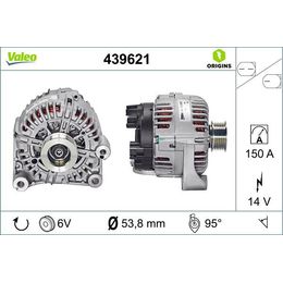 Valeo Generator NEW ORIGINAL PART 439621 14V 150A f&uuml;r BMW 12317800308 12317802928