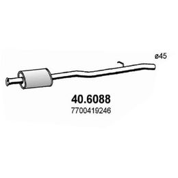 Asso Mittelschalld&auml;mpfer 40.6088 f&uuml;r RENAULT 7700419246