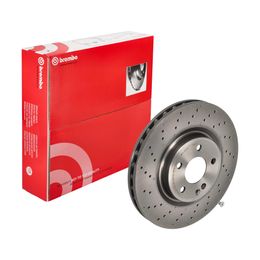 Brembo Bremsscheibe COATED DISC LINE 09.B807.51 vorne rechts links Gelocht/innenbel. 320mm f&uuml;r MERCEDES-BENZ (BBDC) A246421271207 A246421281207 A24642