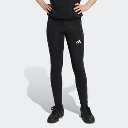 M&auml;dchen Leggings "ADIDAS GIRLS ANIMAL 3-STRIPES SINGLE JERSEY KIDS", schwarz, Gr. 152, adidas Sportswear, Obermaterial: 90% Baumwolle, 10% Elasthan,