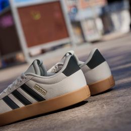 Damen Sneaker "VL COURT 3.0", adidas Sportswear, Gr. 36, beige, Leder, Textil, Schuhe, inspiriert vom Design des adidas samba