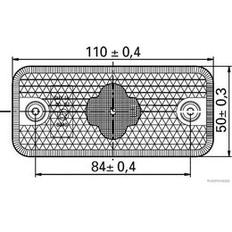 HERTH+BUSS ELPARTS Seitenmarkierungsleuchte 82710220 12V f&uuml;r RENAULT TRUCKS 7700377208