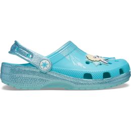 Crocs M&auml;dchen Clog "Disney Frozen Elsa Classic Clog", Gr. 36multi, frozen elsa, Croslite , Glitzer, kontrastfarbene Details, Schuhe, Hausschuh,
