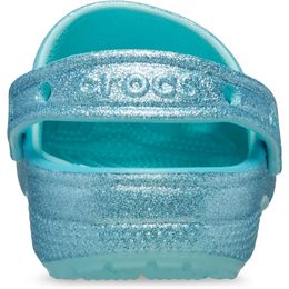 Crocs M&auml;dchen Clog "Disney Frozen Elsa Classic Clog", Gr. 34multi, frozen elsa, Croslite , Glitzer, kontrastfarbene Details, Schuhe, Hausschuh,