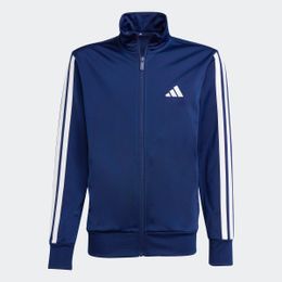 Jungen Trainingsanzug "ESSENTIALS CLIMACOOL KIDS", blau, Gr. 176, adidas Sportswear, Obermaterial: 100% Polyester, Sportanz&uuml;ge