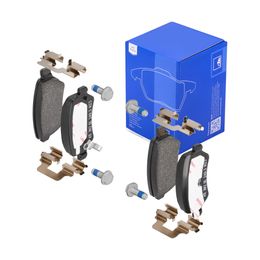 ATE Bremsbelagsatz, Scheibenbremse 13.0460-2868.2 hinten rechts links mit Zubeh&ouml;r f&uuml;r KIA VAUXHALL OPEL CHEVROLET 93169143 93188727 93179164