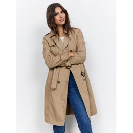 soyaconcept Damen Outdoorjacke "Soya Concept Jacket SC-LORA", beige, Gr. L, Obermaterial: 65% Baumwolle, 35% Polyester, Jacken