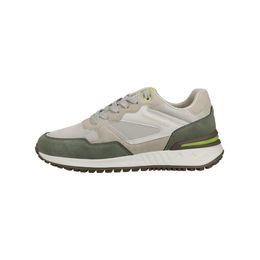Herren Sneaker "Dockers by Gerli Sneaker Lederimitat/Textil", Dockers by Gerli, Gr. 45, gr&uuml;n, Lederimitat, Textil, Schuhe