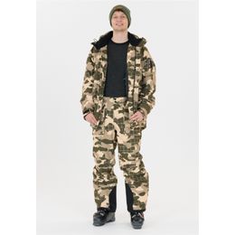 SLOPE Herren Skihose "Killy", gr&uuml;n, Gr. XL, bedruckt, 100% Polyester, Hosen, mit wasserdichter Membran und getapten N&auml;hten
