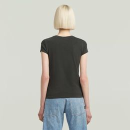G-Star Raw G-STAR Damen V-Shirt "Eyben", schwarz, Gr. XXL, unifarben, Jersey, Obermaterial: 100% Baumwolle, Shirts, mit Label