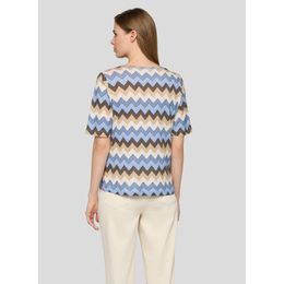 Rabe Damen T-Shirt, bunt, Gr. 44, bedruckt, gemustert, Jersey, Obermaterial: 50% Baumwolle, 50% Viskose, Shirts, mit grafischem Muster