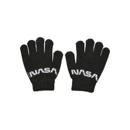 MisterTee M&auml;dchen Baumwollhandschuhe "MisterTee Unisex NASA Knit Glove Kids"schwarz, Gr. L, 100% Polyacryl, Handschuhe