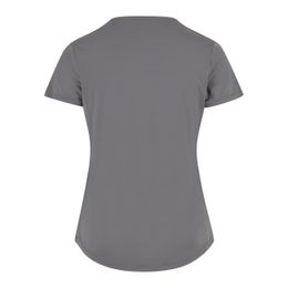 Urban Classics Damen T-Shirt "Urban Classics Ladies Sports Tee Ladies Sports Tee", grau, Gr. L, unifarben, 88% Nylon, 12% Elasthan, Shirts