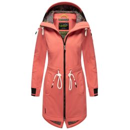 Marikoo Damen Softshelljacke "Mount Furnica", rot, Gr. XXXL, Obermaterial: 95% Polyester, 5% Elasthan; Futter: 100% Polyester; Wattierung: 100%