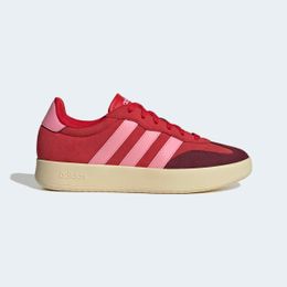 Damen Sneaker "BARREDA", adidas Sportswear, Gr. 38,5, rot, Leder, Synthetik, Schuhe, inspiriert vom Design des adidas handball spezial
