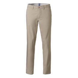 MEYER Herren Chinos "M5 Chino 1-6010", beige, Gr. 33, unifarben, 67% Baumwolle, 30% Polyamid, 3% Elasthan, Hosen, mit buntgewebtem Innenfutter