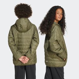 Jungen Outdoorjacke "ESSENTIALS LIGHT PADDED KINDER", gr&uuml;n, Gr. 164, adidas Sportswear, Obermaterial: 100% Polyester, Jacken