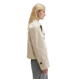 Marc O'Polo MARC O'POLO Damen Outdoorjacke "aus Organic Cotton-Twill", beige, Gr. 40, unifarben, Obermaterial: 100% Baumwolle, Jacken