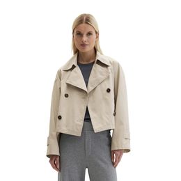 Marc O'Polo MARC O'POLO Damen Outdoorjacke "aus Organic Cotton-Twill", beige, Gr. 44, unifarben, Obermaterial: 100% Baumwolle, Jacken