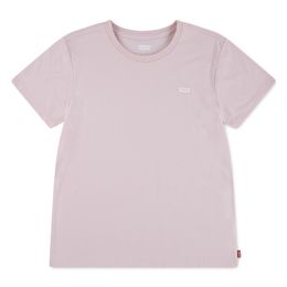LEVI'S KIDS M&auml;dchen T-Shirt "LVG BATWING CHEST HIT TEE", rosa, Gr. 6, unifarben, Jersey, Obermaterial: 100% Baumwolle, Shirts, mit Logo Print for