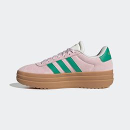 Damen Plateausneaker "VL COURT BOLD", adidas Sportswear, Gr. 36, bunt, Leder, Synthetik, Schuhe, inspiriert vom Design des adidas gazelle bold