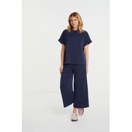 RICHROYAL Damen Sweatshirt, blau, Gr. L, Obermaterial: 51% Modal, 43% Polyester, 6% Elasthan, Sweatshirts, aus weicher, fester, gepeachter Qualit&auml;t