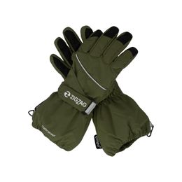 ZIGZAG M&auml;dchen Skihandschuhe "Kempston", gr&uuml;n, Gr. 152, mehrfarbig, 100% Polyester, Handschuhe, mit komfortabler Wintersport-Ausstattung