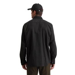 Marc O'Polo MARC O'POLO Herren Langarmhemd, schwarz, Gr. L, Obermaterial: 100% Baumwolle, Hemden, In softer, leichter Flanell-Qualit&auml;t