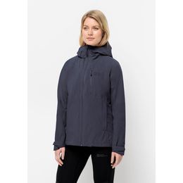 Jack Wolfskin Damen Funktionsjacke "EAGLE PEAK 2L JKT W", grau, Gr. XS, OBERSTOFF: 100% POLYESTER; Futter: 100% POLYESTER, Jacken