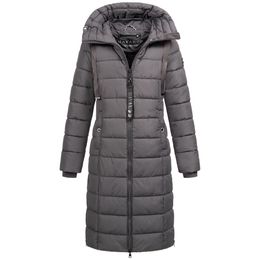 Navahoo Damen Winterjacke "Mondmaedchen", grau, Gr. M, Obermaterial: 100% Polyester; Innenseite: 100% Polyester, Jacken, Extra langer Schnitt mit