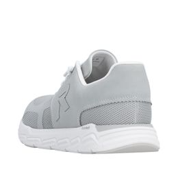 RIEKER SPORT Herren Slip-On Sneaker "Preston", Gr. 46hellgrau, Nubuklederimitat, Textil, Schuhe, Running-Sneaker aus der neuen Christoph Kramer