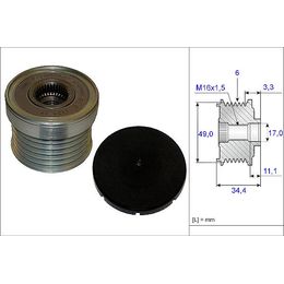 INA Generatorfreilauf 535 0183 10 f&uuml;r MINI STEYR BMW 12317532969 12317532965 12317532966